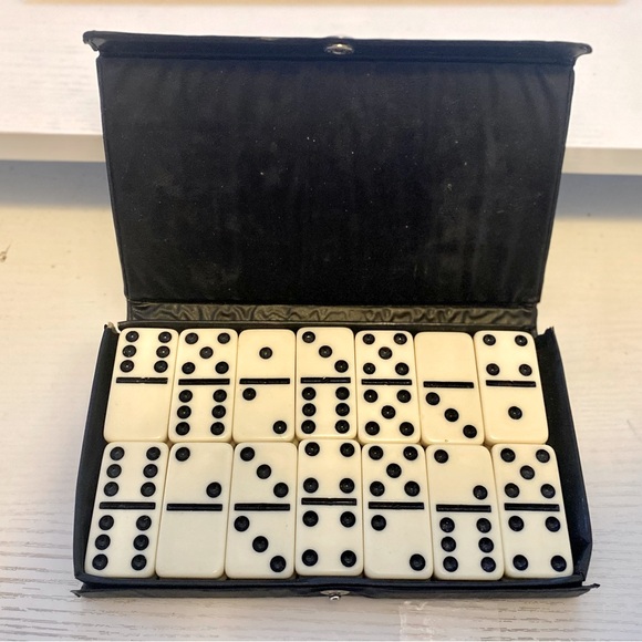 Vintage | Games | Vintage Double 6 Classic 28piece Dominos Set | Poshmark